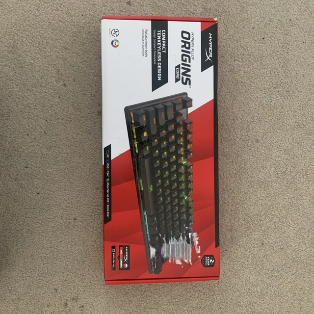 HYPERX ALLOY ORIGINS Core - RGB Gaming Mechanical Keyboard - Red ...