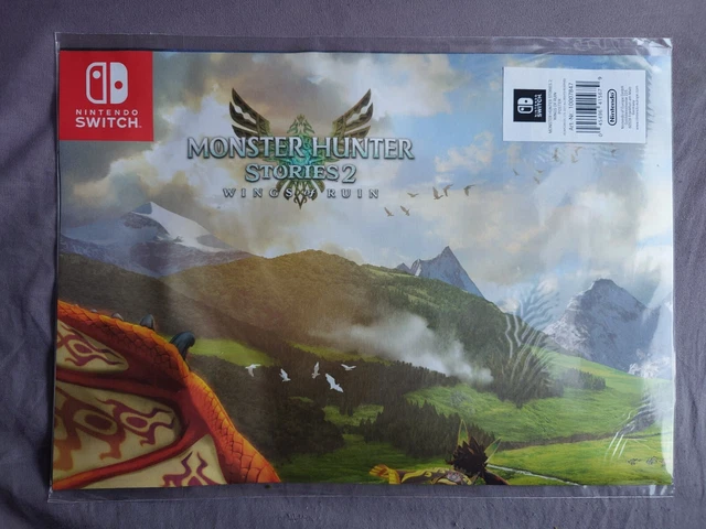 MONSTER HUNTER STORIES 2 Wings of Ruin Poster - Nintendo Switch - Neuf ...