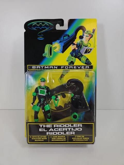 BATMAN FOREVER RIDDLER Blasting Question Mark Figure Sealed 1995 £19.99 ...