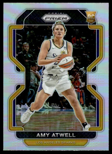 2022-23 PANINI PRIZM WNBA argent Prizm Amy Atwell recrue Los Angeles ...