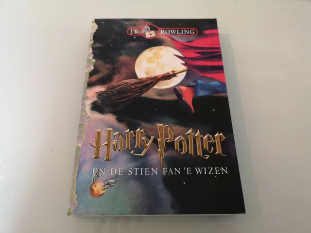 *HARRY POTTER PHILOSOPHERS Stone Dutch West Frisian Edition JK Rowling ...