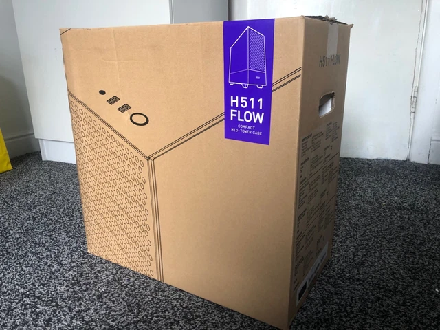 NZXT H511 FLOW Mesh Black Mid Tower Case £50.00 - PicClick UK