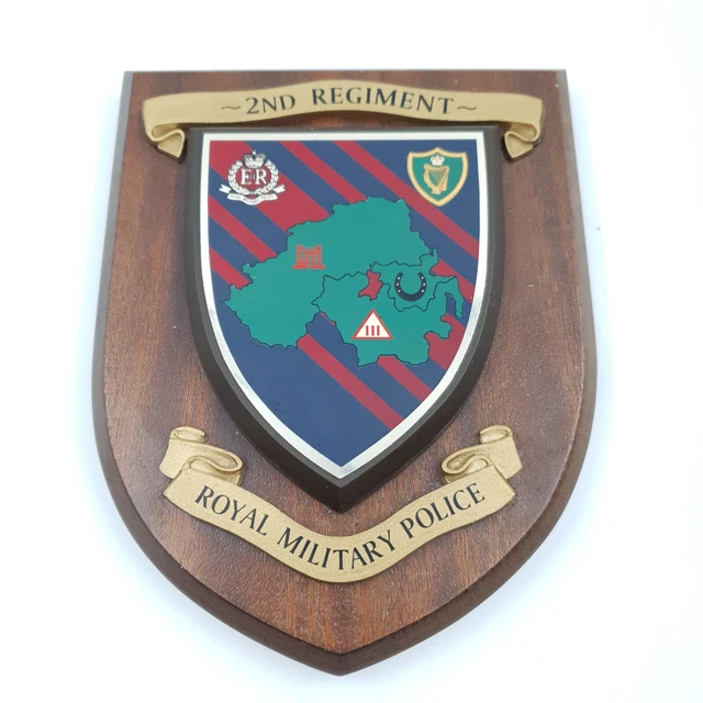 ROYAL MILITARY POLICE 2nd Regiment. Regimental Wall Shield Armorial ...