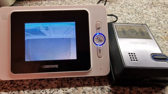 DEFENDER SECURITY VIDEO Doorbell Door Phone Camera Intercom 4” LCD ...