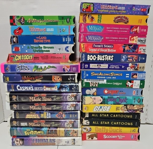 30 BULK LOT Kids Childrens VHS Video Tapes Movies Cartoon Shows £46.67 ...