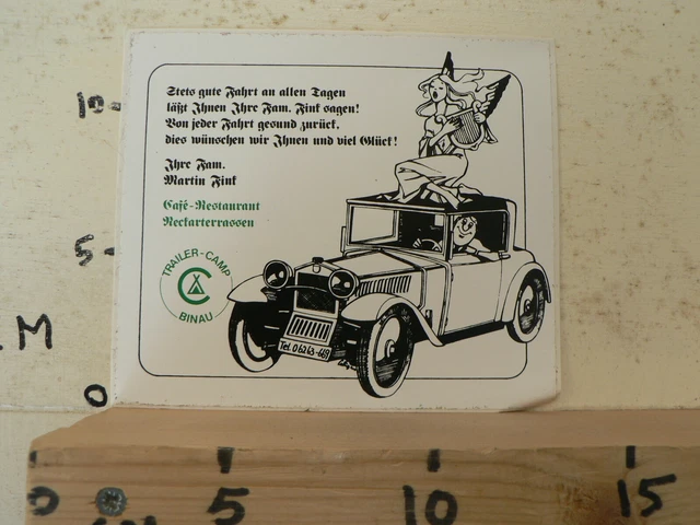 STICKER,DECAL TRAILER CAMP Binau Oldtimer Vintage Car Martin 06263-669 ...