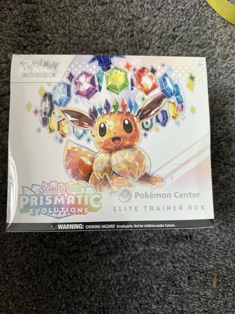POKÉMON TCG PRISMATIC Evolutions Elite Trainer Box Pokemon Centre ...