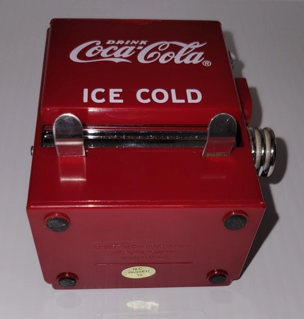 VINTAGE RED COCA Cola Toothpick Dispenser 1995 Coke Cooler 3x4 inches ...