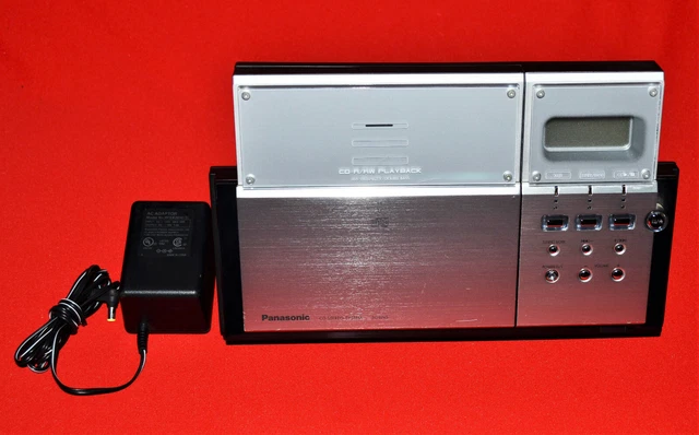 PANASONIC COMPACT STEREO System Radio CD Player Bookshelf Main Unit ...