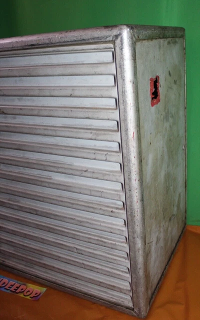 KOREAN AIRLINE ALUMINUM Metal Catering Galley Large Food Box Container ...