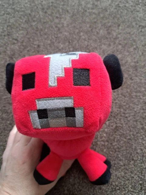 MINECRAFT MOOSHROOM COW Soft Plush Toy Mojang 6” 2015 £4.99 - PicClick UK