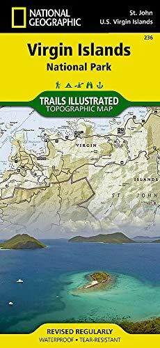 VIRGIN ISLANDS NATIONAL Park Map Book NEUF EUR 16,94 - PicClick FR