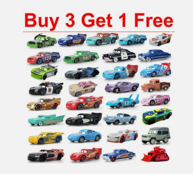 DISNEY PIXAR CARS McQueen Full Range 1:55 Model Car Toy Gift For Boy ...