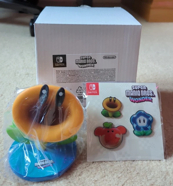 NINTENDO OFFICIAL SUPER Mario Bros Wonder Talking Flower Resin Figure ...