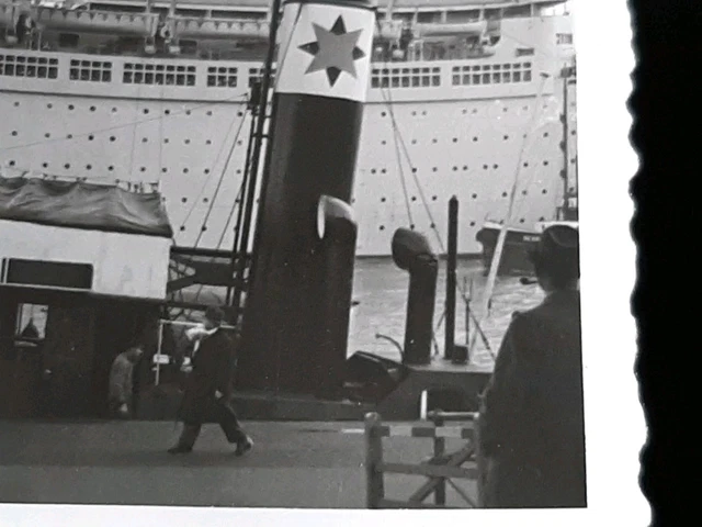 ORIGINAL FOTO KDF-SCHIFF Robert Ley vor den Landungsbrücken 16.4 1939 ...