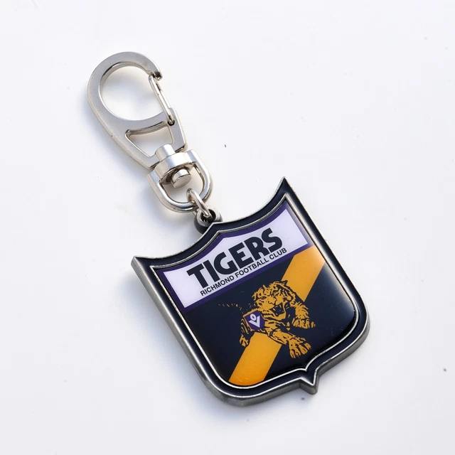 AFL HERITAGE METAL Key Ring - Richmond Tigers - Logo Keyring - Aussie ...