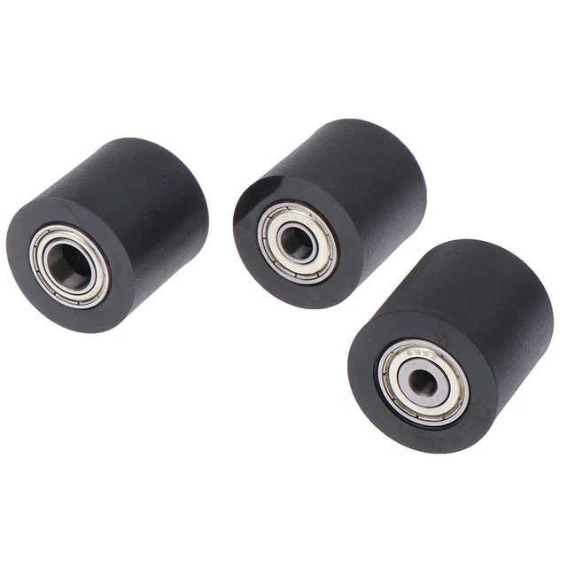 PU POLYURETHANE ROLLER With Double Bearing Flat Guide Wheel Diameter ...