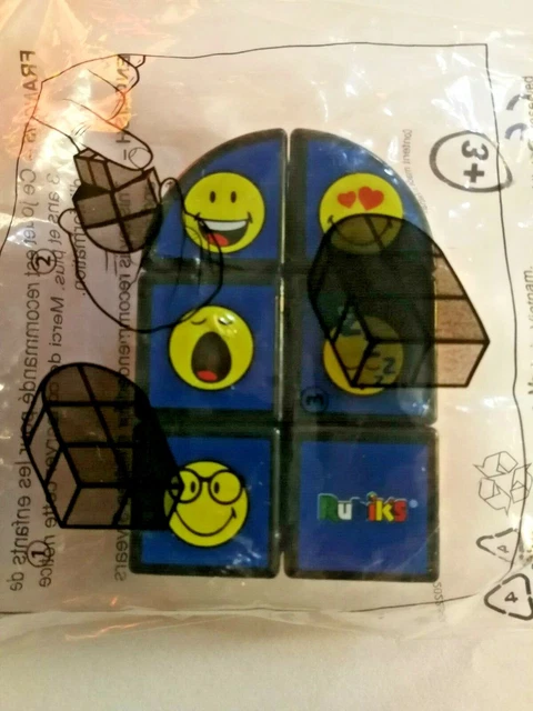 RUBIK'S / RUBIKS CUBE SMILEY Arc face Mc Donald's Mac Do 2019 Neuf Mcdo ...
