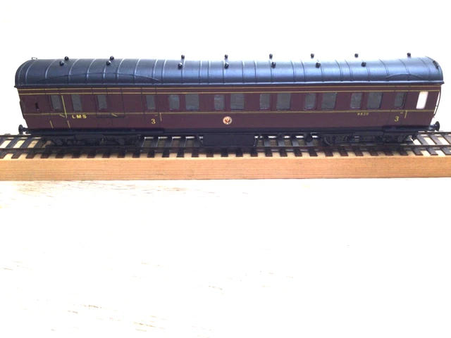 OO GAUGE KIT built LMS Open 3rd Brake End Coach No 9820 £37.08 ...