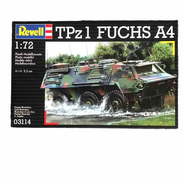 REVELL 03114 TPZ 1 "Fuchs" A4 Modellbausatz Panzer 1:72 Bundeswehr EUR ...