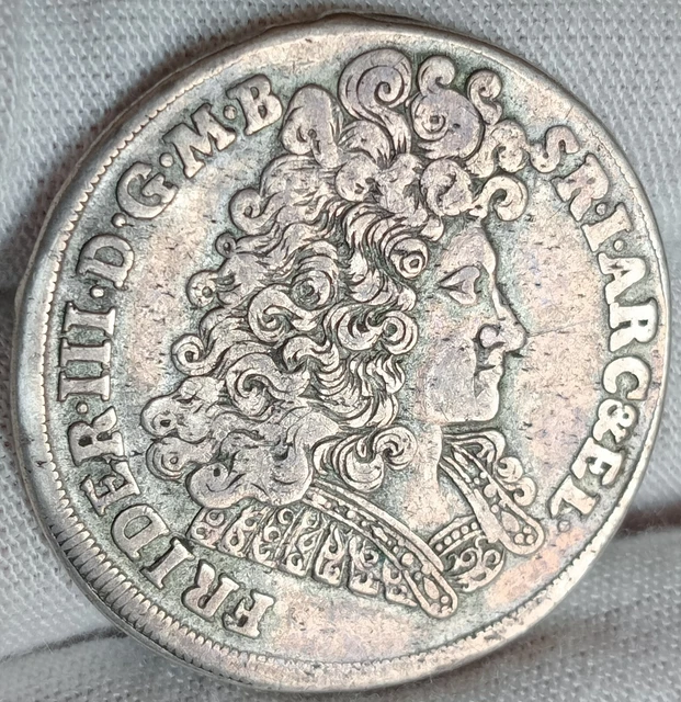 1692 BRANDENBURG 2/3 Thaler Friedrich III silver coin £120.00 - PicClick UK