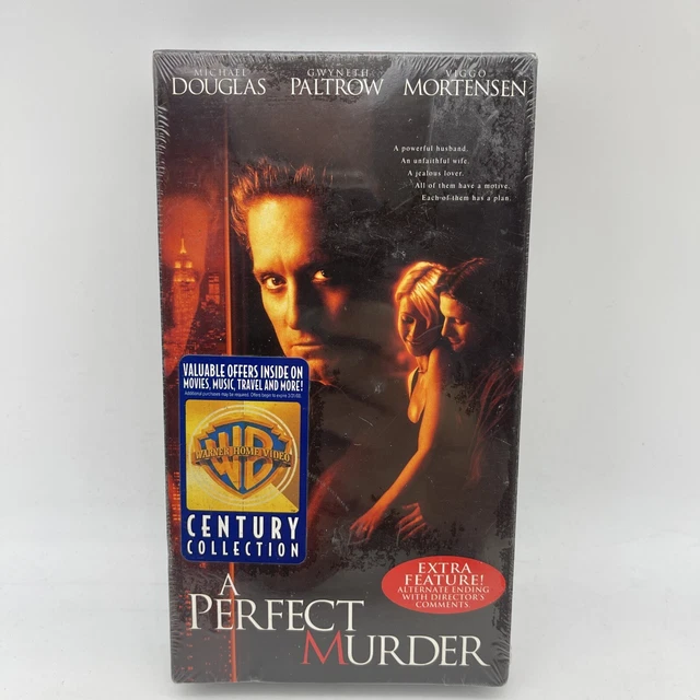 A PERFECT MURDER (VHS, 1999, Collectors Edition) Sealed Watermarked £8. ...