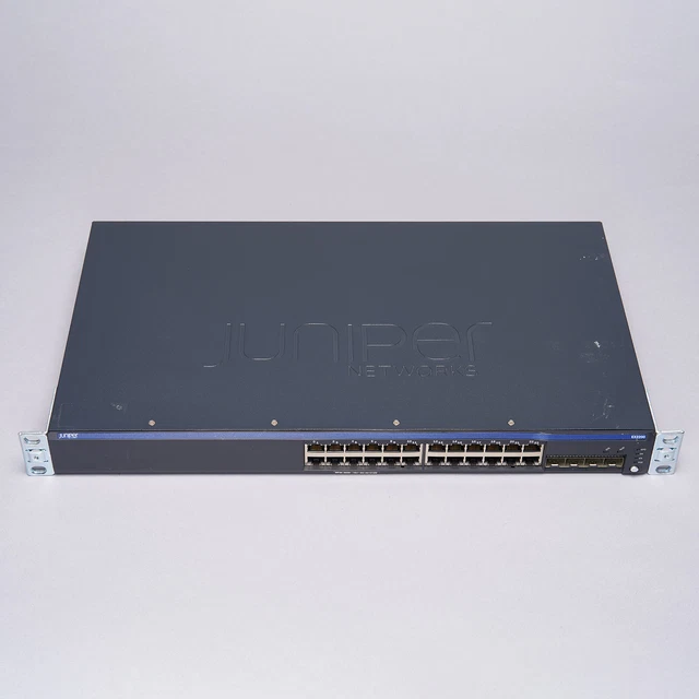 JUNIPER EX2200-24T-4G 24 Port Ethernet 4 Port SFP Network Switch £40.00 ...
