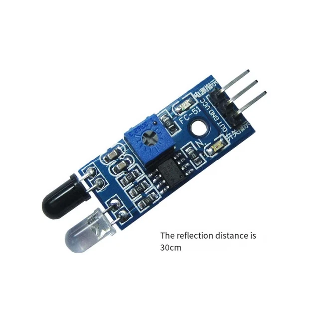 FOR ROBOTICS IR Infrared Sensor Obstacle Avoidance Function For Line ...