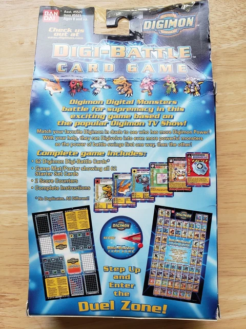 DIGIMON CARDS DIGI Battle 2 Player Starter Set Pack English $82.30 ...