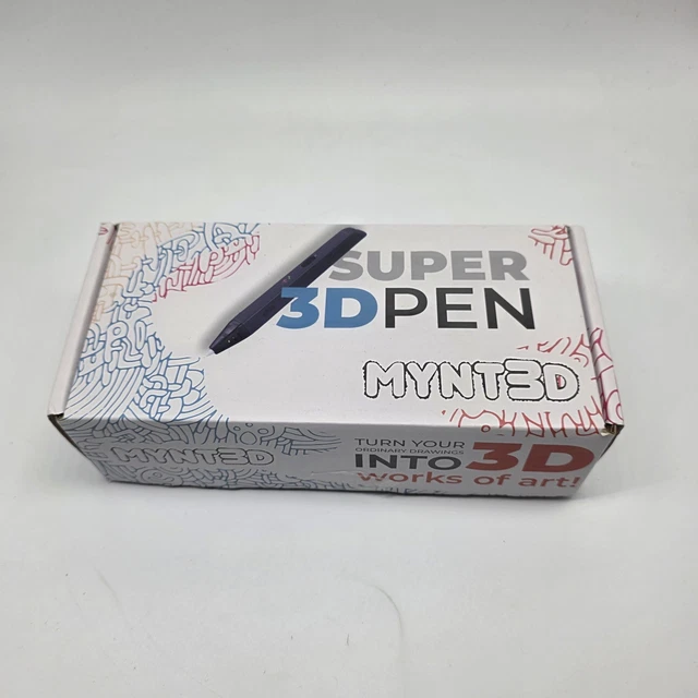 MYNT3D SUPER 3D Pen 1.75mm ABS PLA Compatible 3D Printing Pen *open box ...