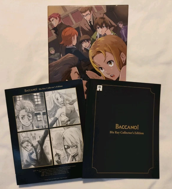 BACCANO BLU RAY Collectors Limited Edition Complete Anime Series UK ...