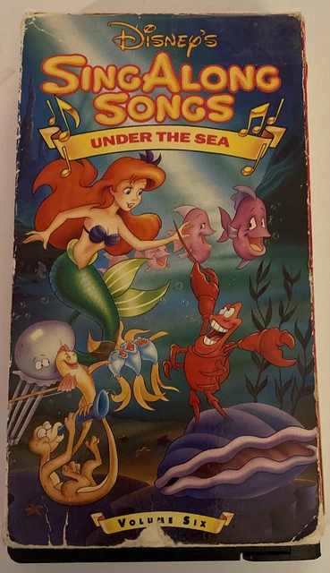 DISNEYS SING ALONG Songs - The Little Mermaid: Under the Sea (VHS, 1990 ...