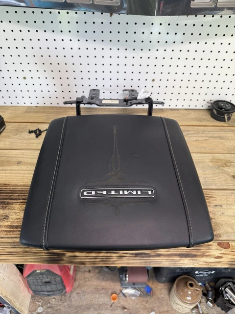 🥶2013-2017 RAM BLACK Leather Limited Center Console Lid Armrest Arm ...