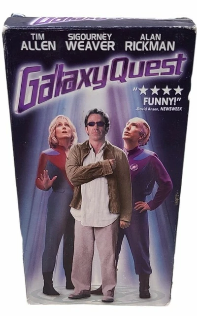 GALAXY QUEST VHS VCR Video Tape Movie Tim Allen, Sigourney Weaver Used ...