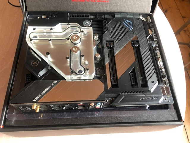 ASUS ROG CROSSHAIR VIII Formula & AMD Ryzen 9 5950X & EKWB CPU BLOCK ...