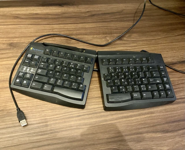 GOLDTOUCH SKR-4200U ADJUSTABLE Ergonomic Split USB Keyboard - Read ...