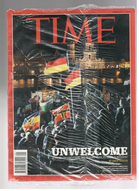 TIME MAGAZINE FEBRUARY 1, 2016 Unwelcome After The Cologne Attacks New ...