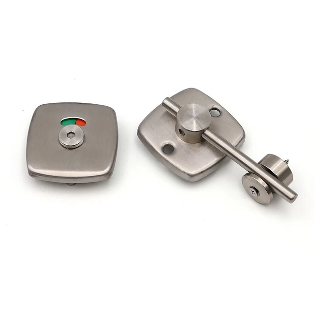 COMMERCIAL RESTROOM INDICATOR Lock Stainless Steel Secure for Cavity ...