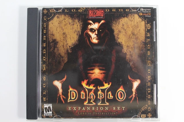 DIABLO II EXPANSION Set: Lord of Destruction PC MAC CD 2001 Requires ...