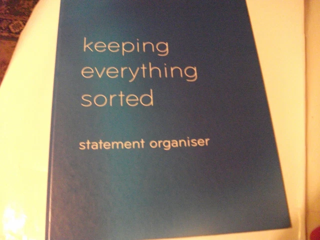 RARE VINTAGE A4 size Binder BLUE Abbey National Statement Files A4 ...