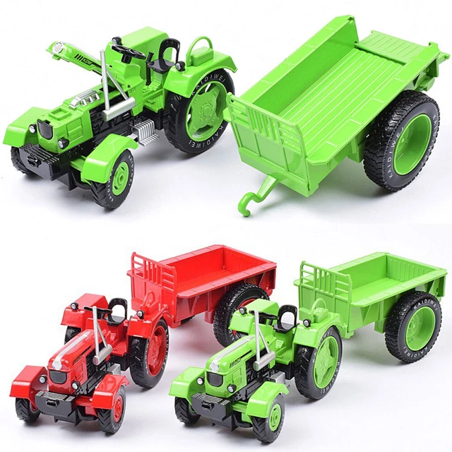 FARM TOYS TRACTOR Toy Trailer with Tipping Playset Diecast Boys Toys ...