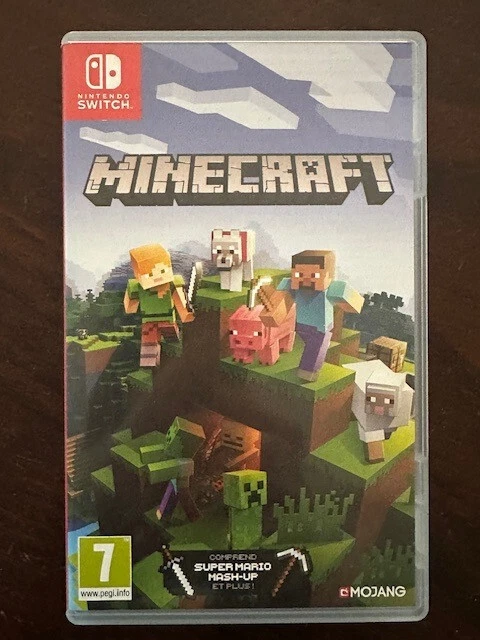 JEU NINTENDO SWITCH Minecraft + inclus Super Mario Mash-up EUR 29,90 ...