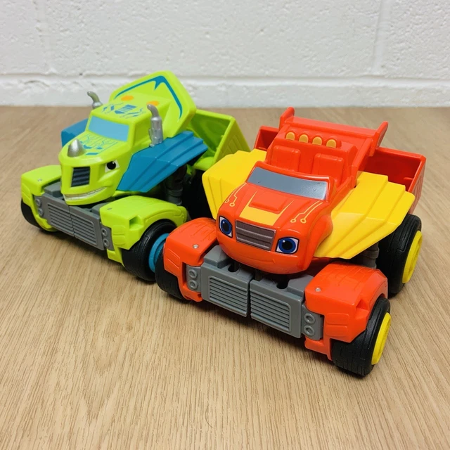 NICKELODEON BLAZE AND the Monster Machines Robot Riders Transforming ...