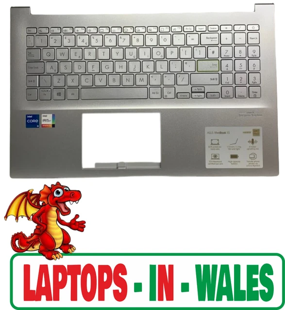 GENUINE ASUS X513EA Vivobook 15 Notebook X Series Palmrest UK Backlit ...