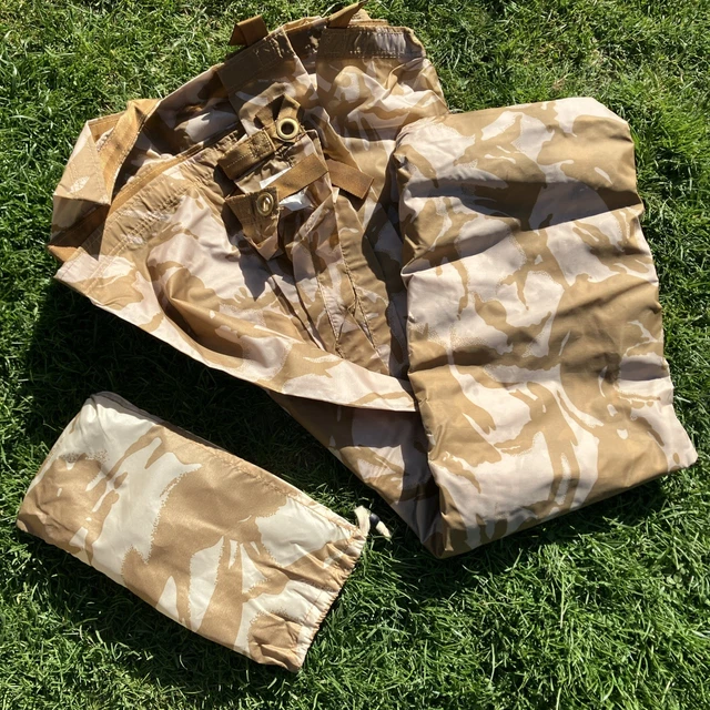 BRITISH ARMY SHELTER Sheet Basha Desert DPM excellent condition with ...