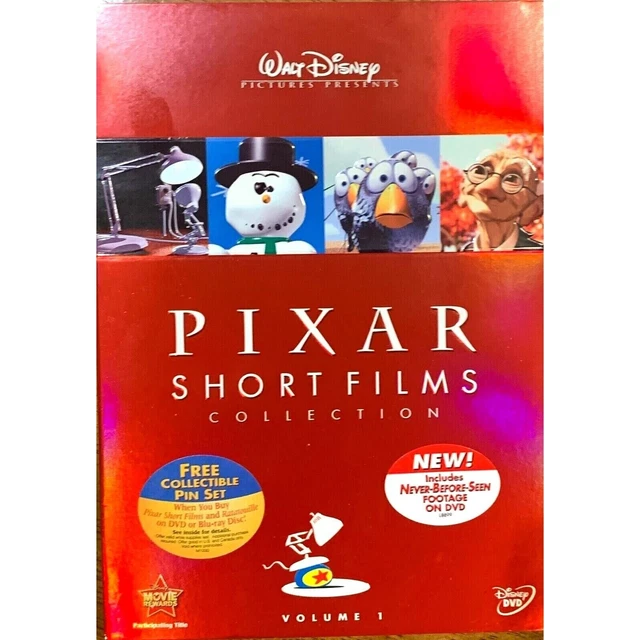 PIXAR SHORT FILMS Collection Volume 1 NEW Disney DVD 2007 Luxo Jr. Geri ...