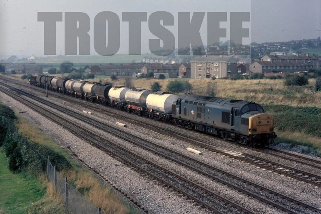 35MM SLIDE BR British Railways Diesel Loco Class 37 37214 1986 Original ...