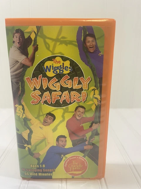 THE WIGGLES WIGGLY Safari VHS 2002 HIT Entertainment Steve Irwin $11.02 ...