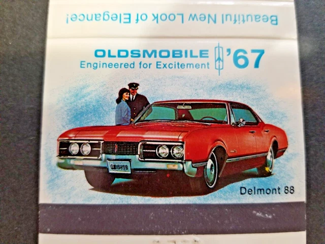 1967 CHEVROLET CAMARO SS and Oldsmobile Delmont 88 Dealer Empty Match ...