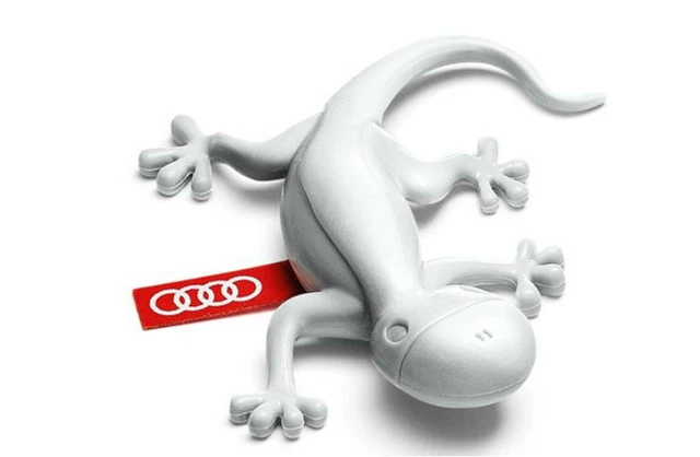 ORIGINAL AUDI GECKO Air Freshener White Cockpit Genuine OEM Interior ...